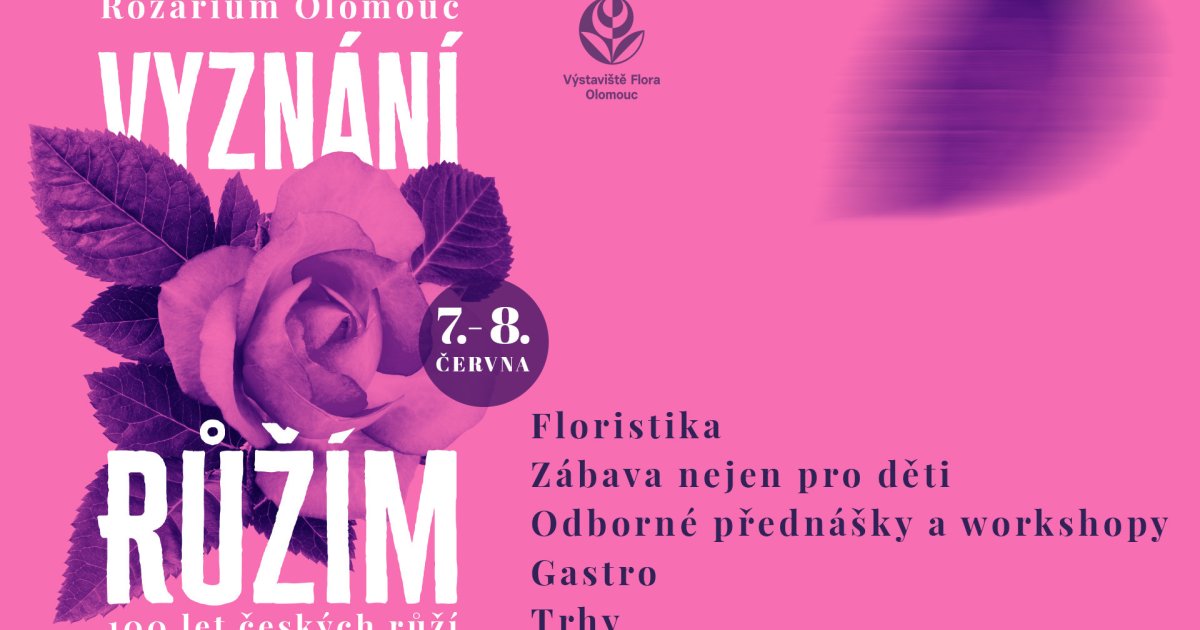 Festival Vyznání růžím: olomoucké rozárium slaví 100 let českých růží ...